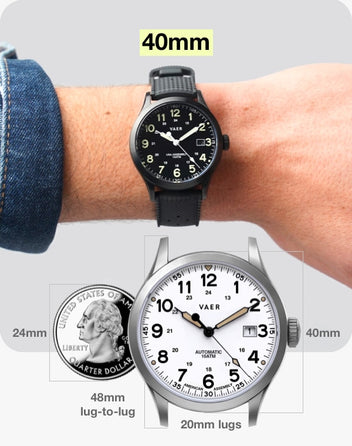 Wrist Watch Sizing Guide 2024 - What Size is Best for Your Wrist? (36mm ...