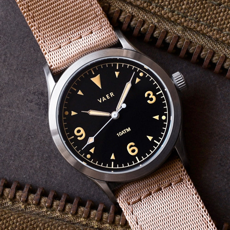 VAER | S3 Calendar Field: 10ATM, Sapphire Glass, 2x Straps