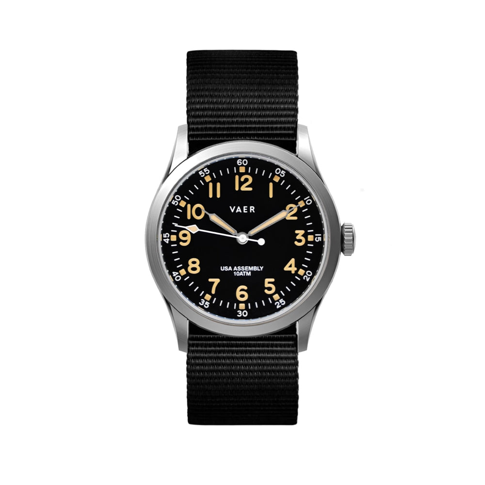 VAER | C3 Korean War Field Watch: 10ATM, Sapphire, USA Assembled