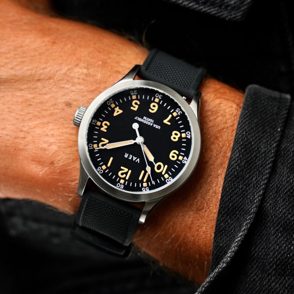 VAER | C5 Korean War Field Watch: 10ATM, Sapphire, USA Assembled