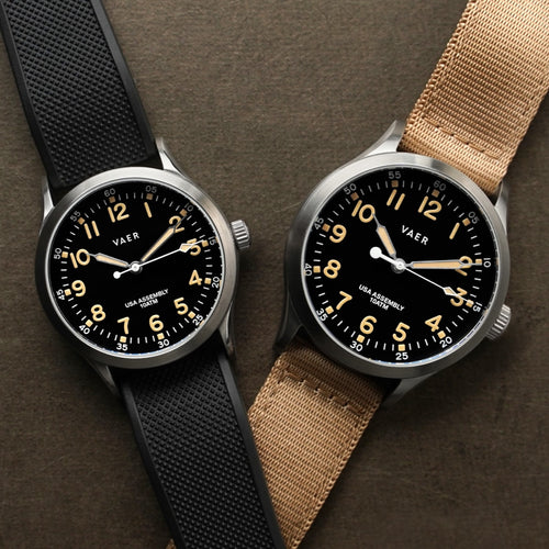 VAER | C3 Korean War Field Watch: 10ATM, Sapphire, USA Assembled