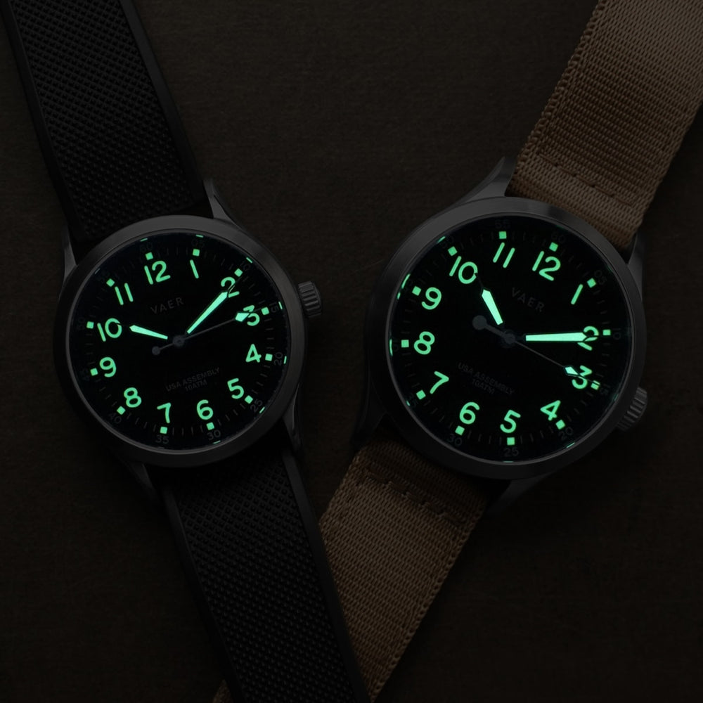 VAER | C5 Korean War Field Watch: 10ATM, Sapphire, USA Assembled