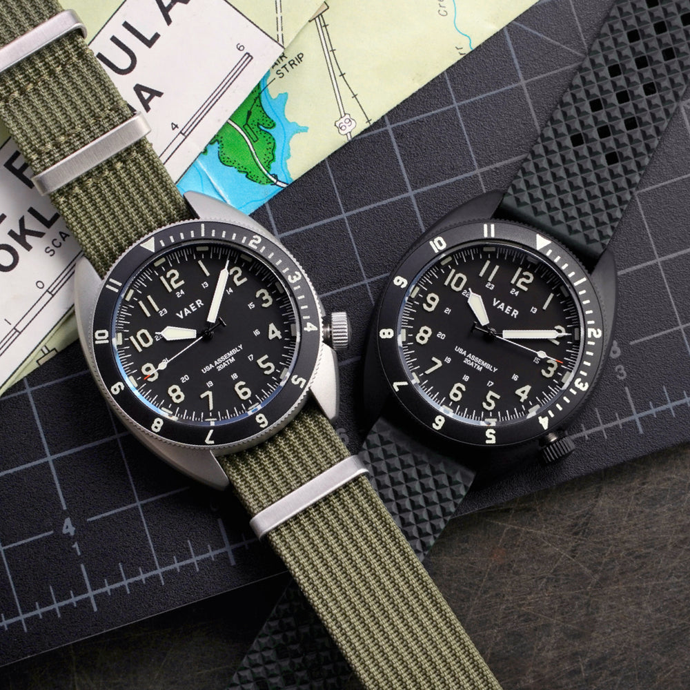VAER | C4 Tactical Field Solar DLC: 20ATM, Sapphire Glass, USA Assembled