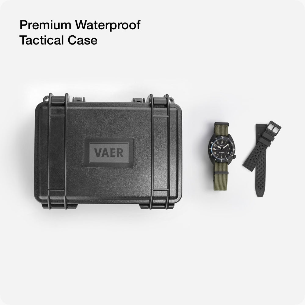 VAER | C4 Tactical Field Solar DLC: 20ATM, Sapphire Glass, USA Assembled