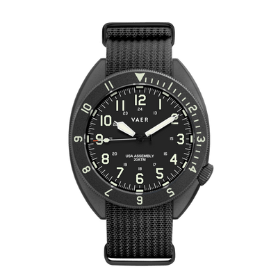 VAER | C4 Tactical Field Solar DLC: 20ATM, Sapphire Glass, USA Assembled