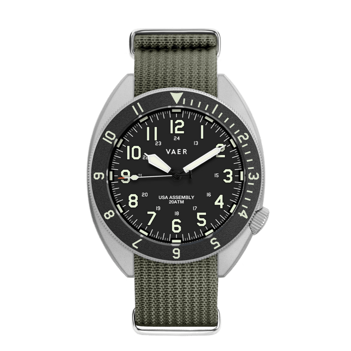 VAER | C4 Tactical Field Solar: 20ATM, Sapphire Glass, USA Assembled