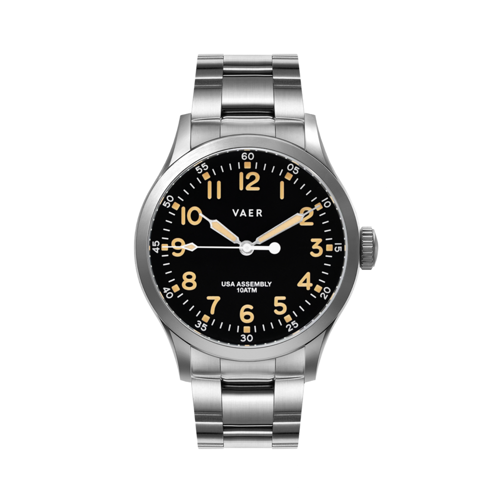 VAER | C5 Korean War Field Watch: 10ATM, Sapphire, USA Assembled