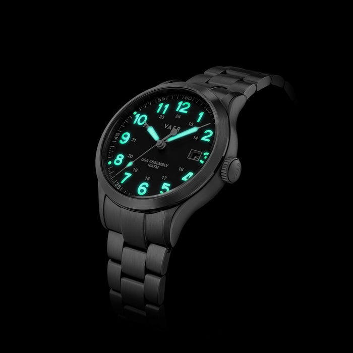 VAER | C5 Recon Field Solar: 10ATM, Sapphire Glass, USA Assembled
