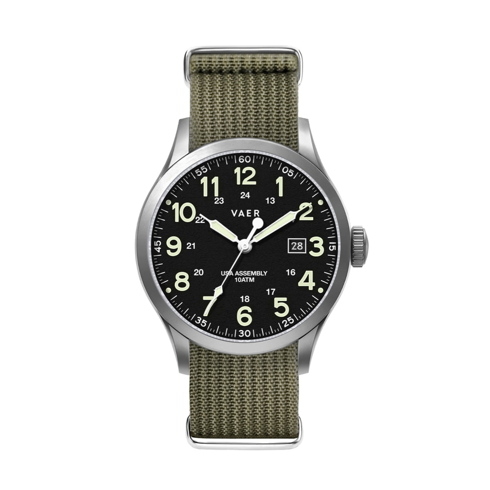 VAER | C5 Recon Field Solar: 10ATM, Sapphire Glass, USA Assembled
