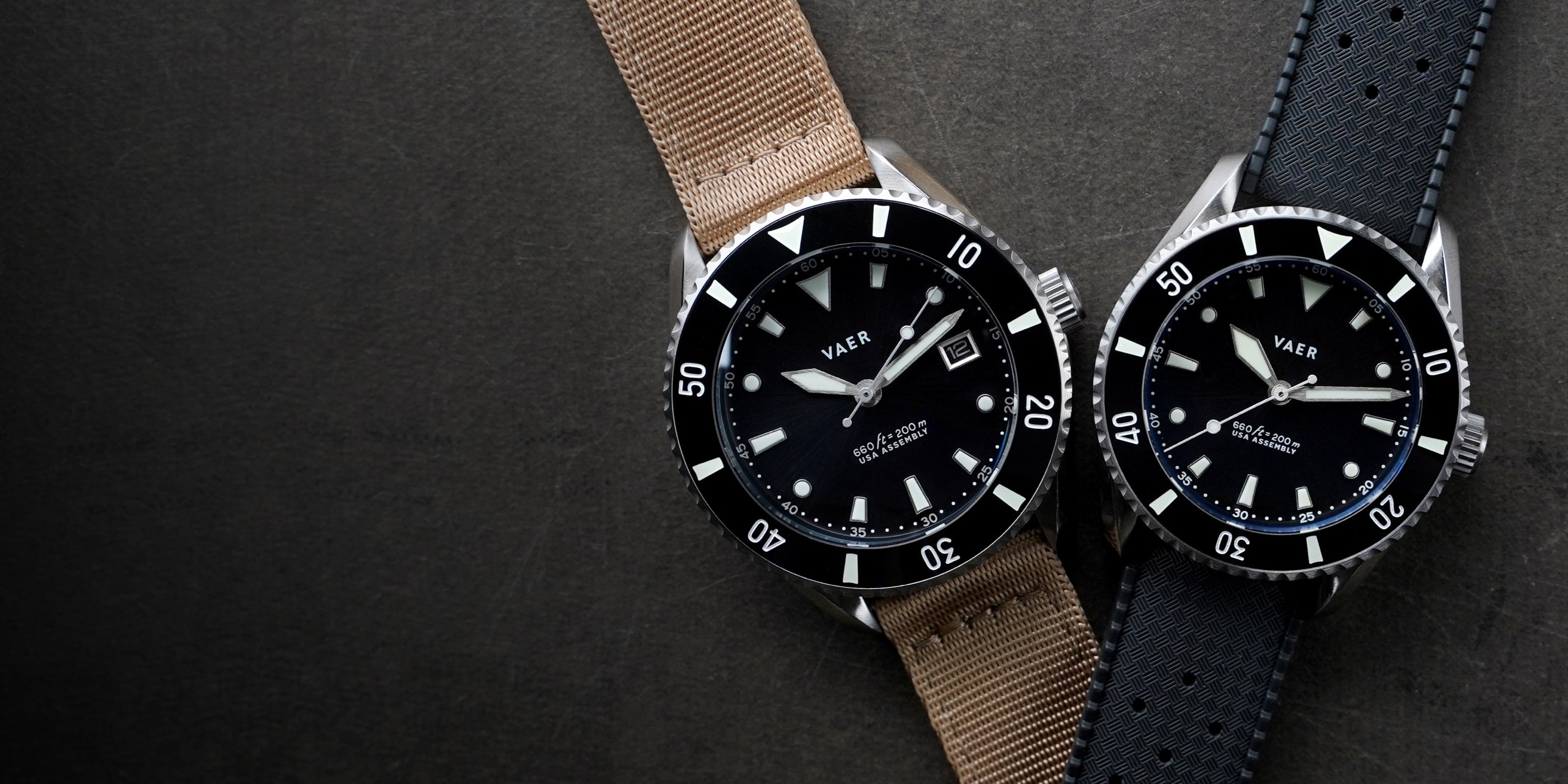 Vaer - Dive Watches - USA Built, Waterproof Warranty