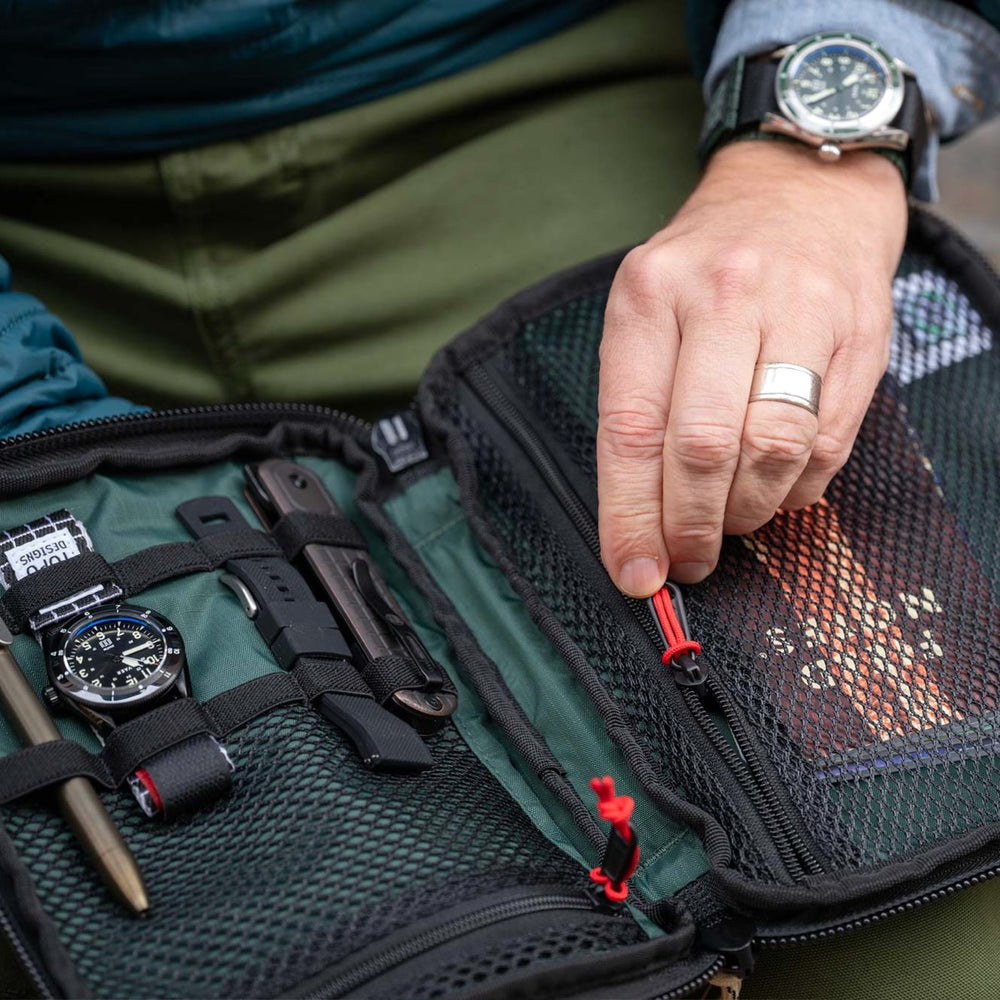 VAER | DS4 Topo Designs x W&W Solar Hiker - Green: 38mm, 20ATM