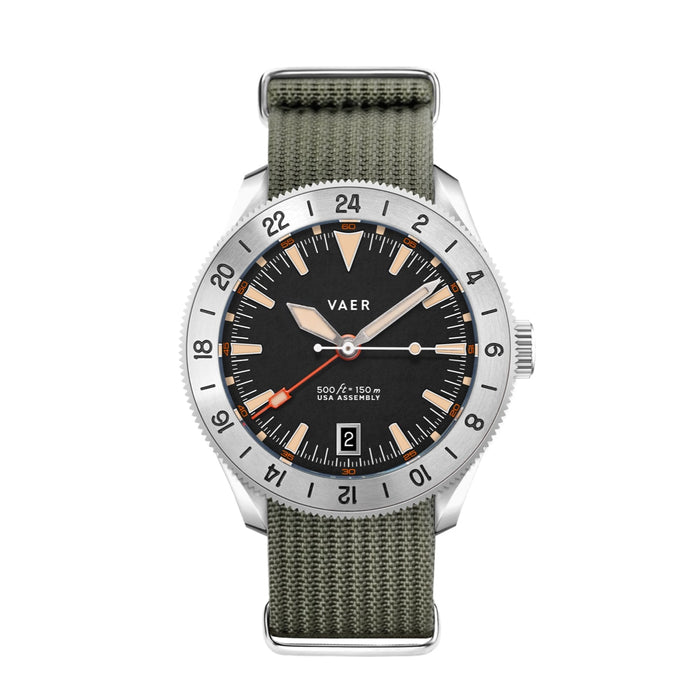 VAER | G2 Meridian True GMT: 15ATM, Sapphire Glass, USA assembled