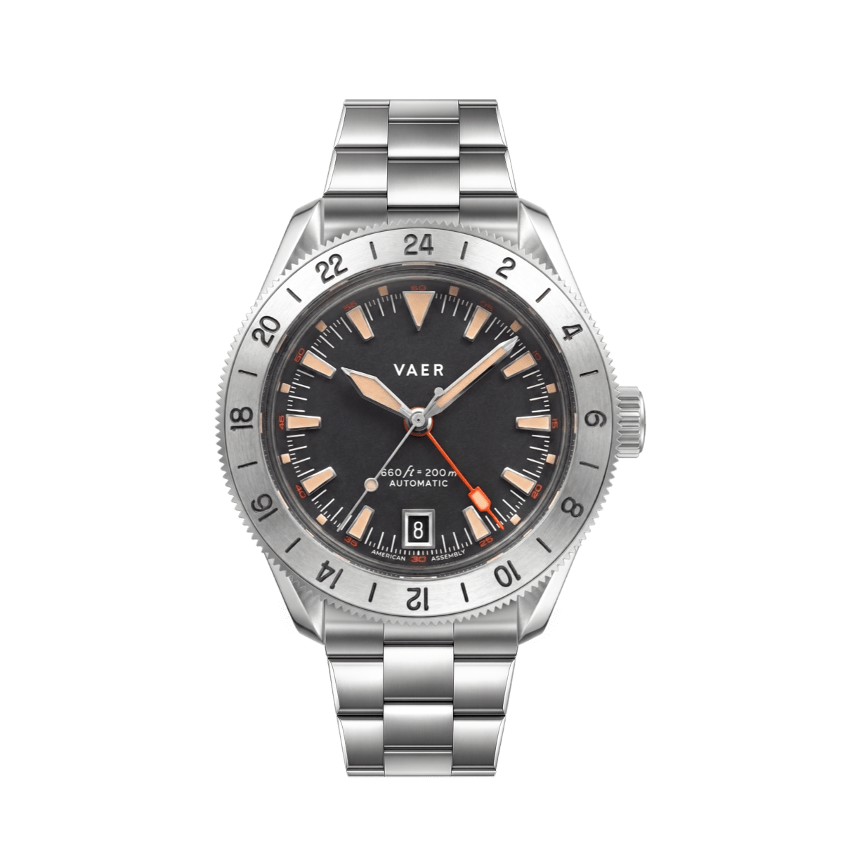 VAER | G5 Pacific True GMT: 20ATM, Sapphire Glass, USA assembled