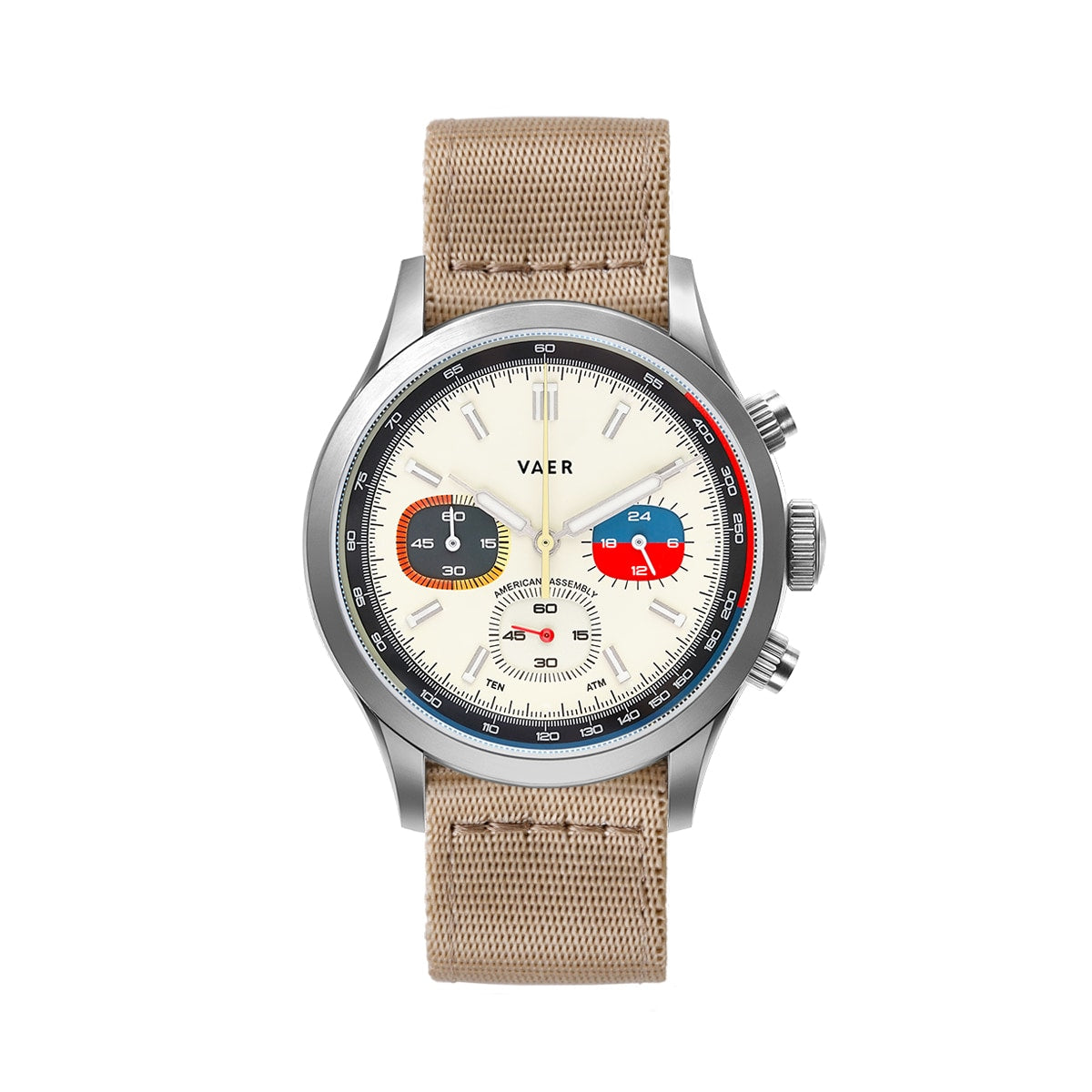 VAER | R1 Rally USA Chronograph: 40mm, 10ATM, Sapphire Glass, USA ...