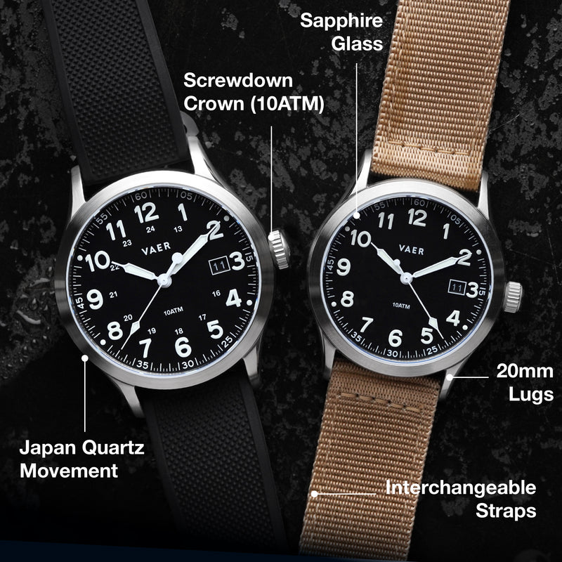 Vaer | Ocean Ready & USA Assembled Watches