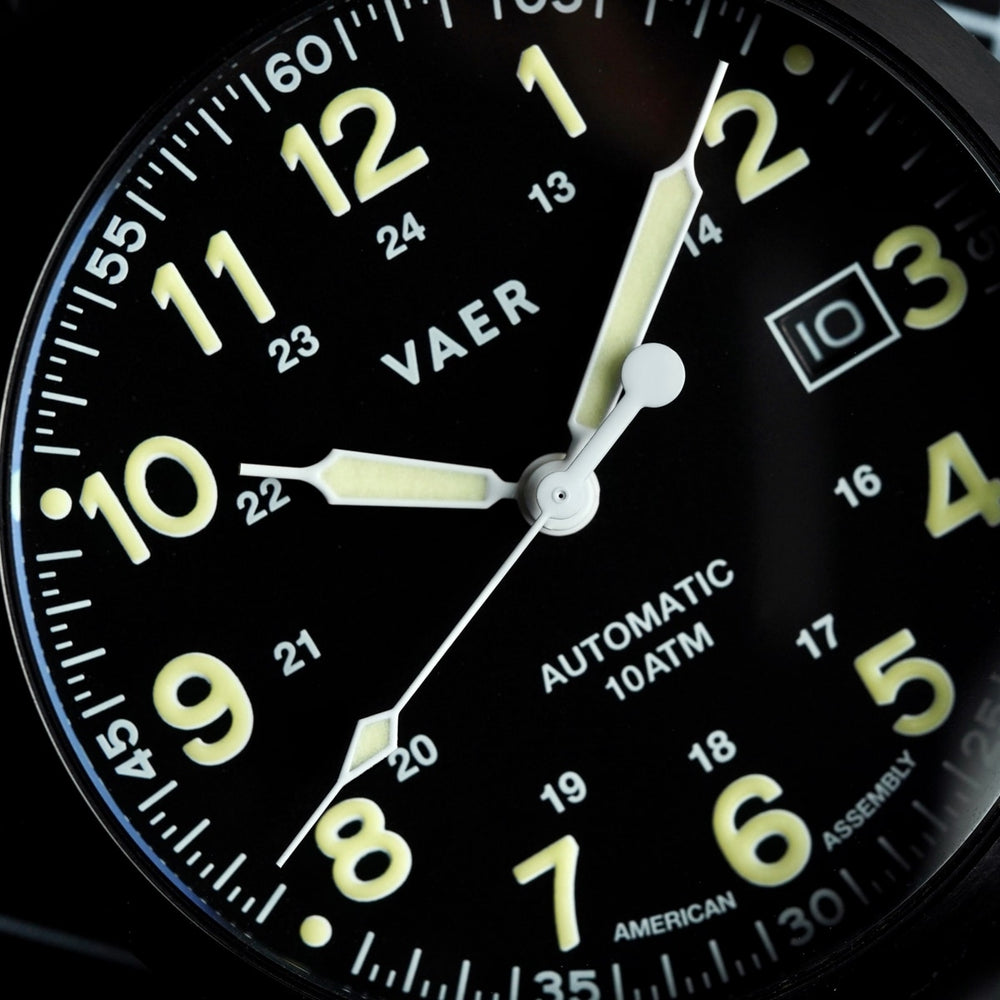 VAER | A5 Tactical Field: 10ATM, Sapphire Glass, USA Assembled