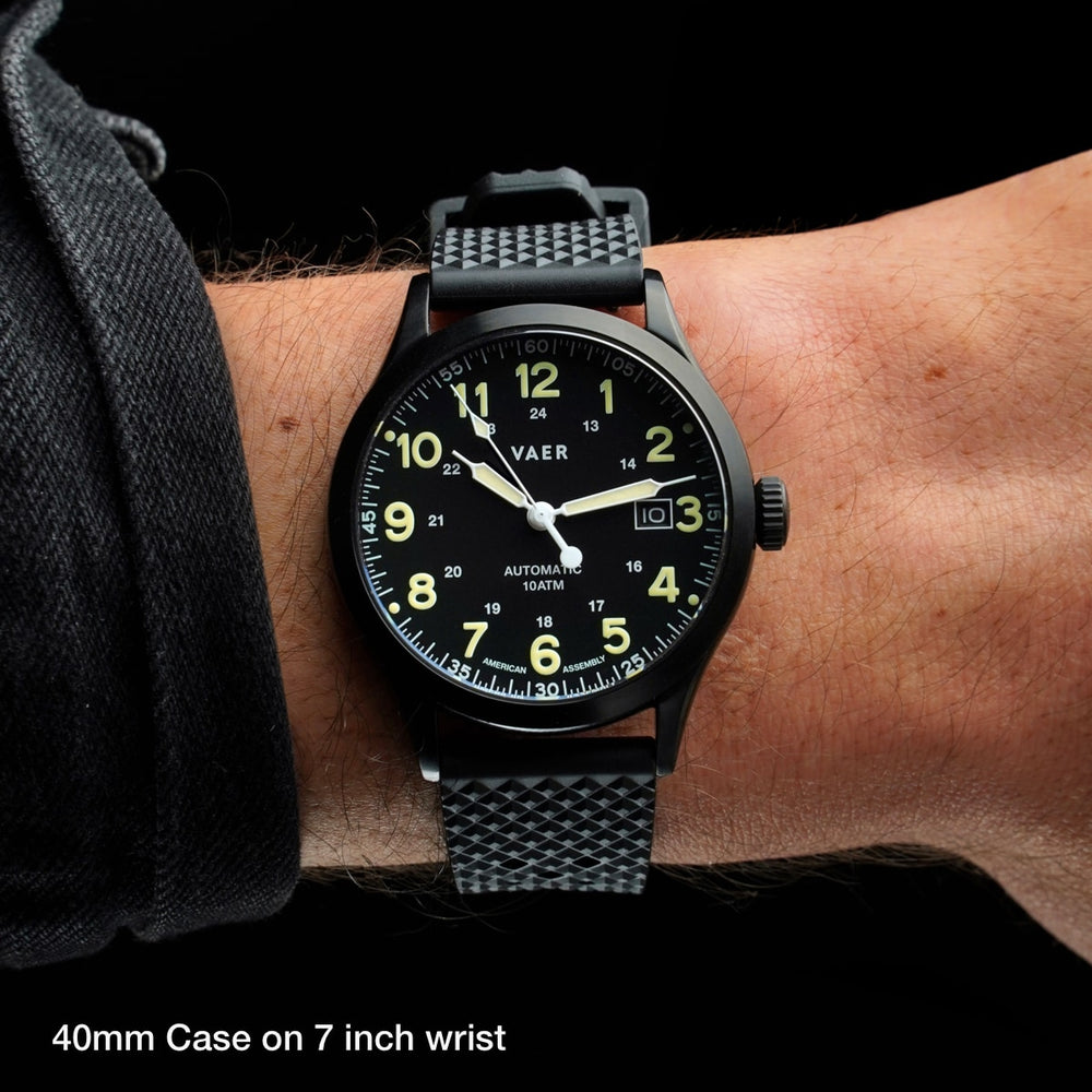 VAER | A5 Tactical Field: 10ATM, Sapphire Glass, USA Assembled